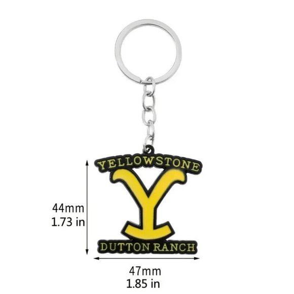 Homemade | Accessories | Yellowstone Dutton Ranch Keychain Y Montana ...